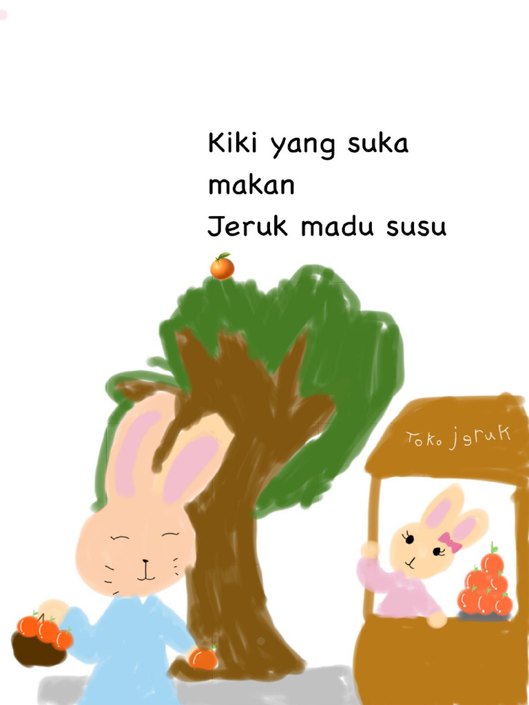 Kiki Yang Suka Makan Jeruk Oleh Tameka | PDF