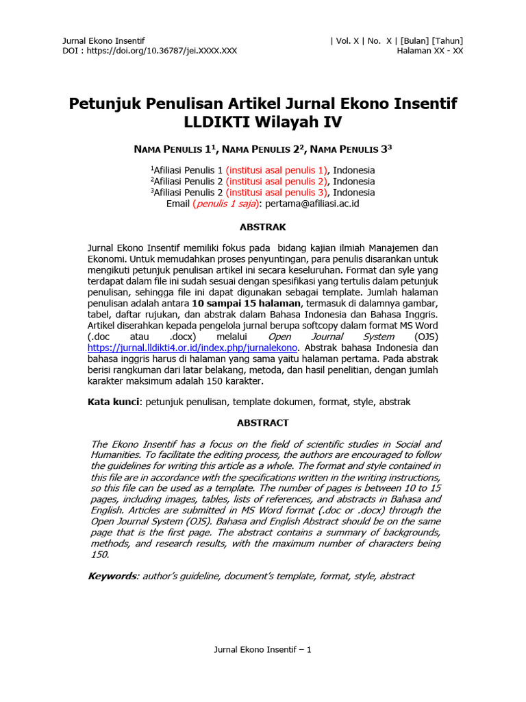 Template Jurnal | PDF