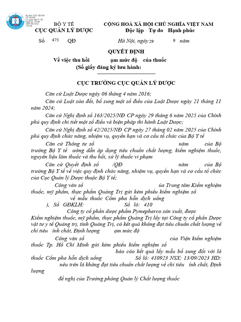 475 - QD - QLD 2025 - Signed | PDF