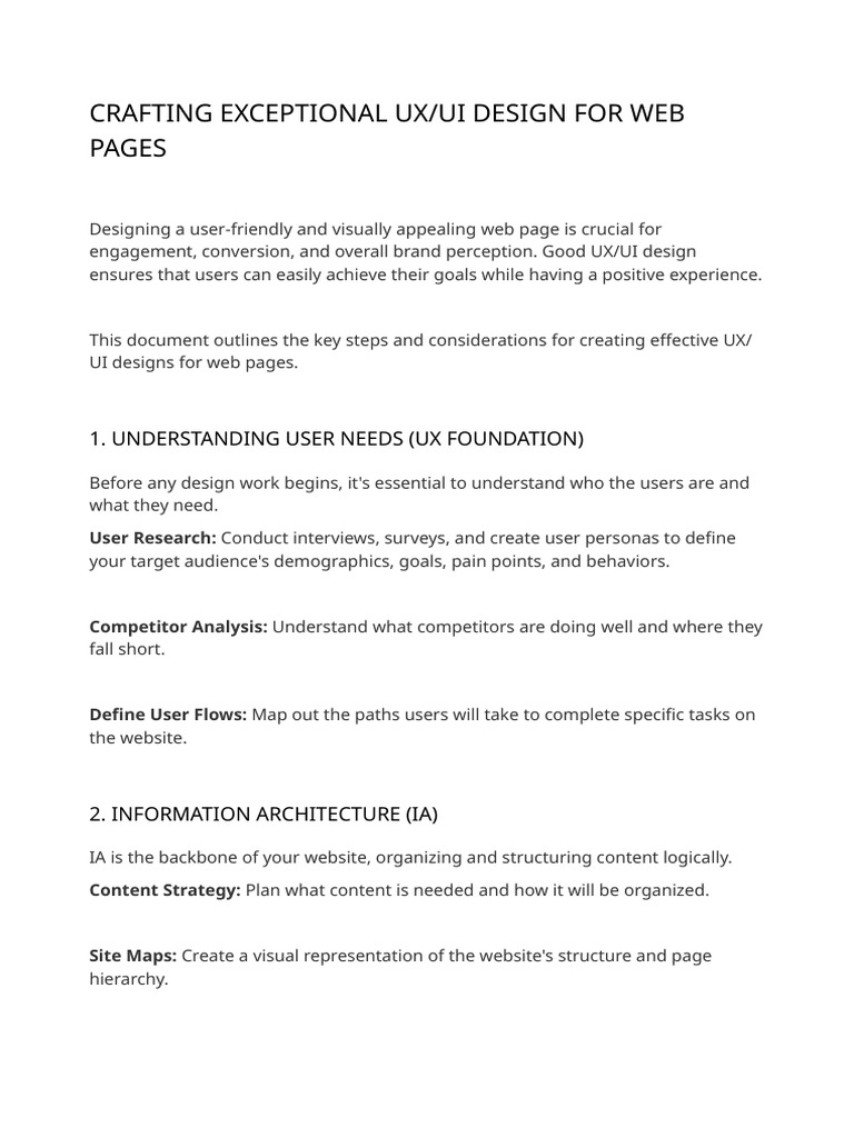 Boas práticas de UX e UI para web (1) | PDF | Usability | User ...