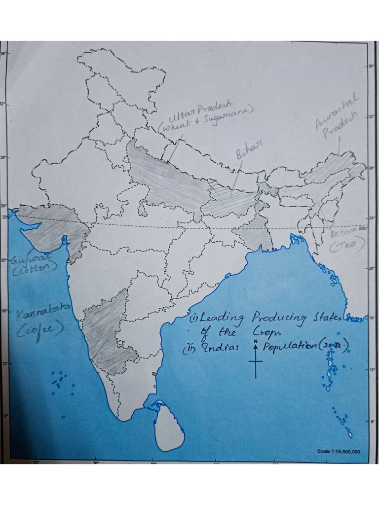 India&World Map | PDF