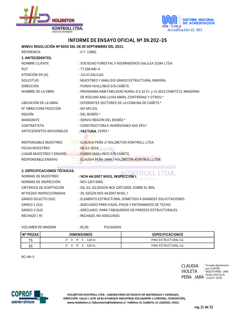 G2 39.202-25 KAS FACT 15353 ANA LUISA MARIL | PDF