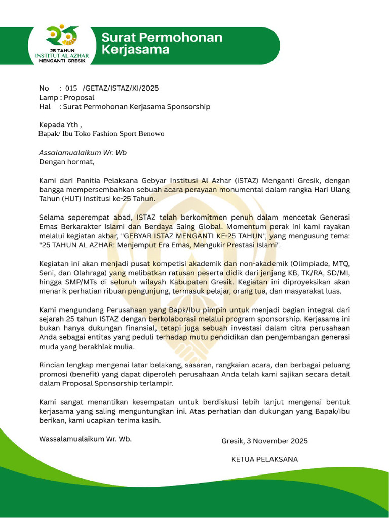 Isi Proposal Word | PDF