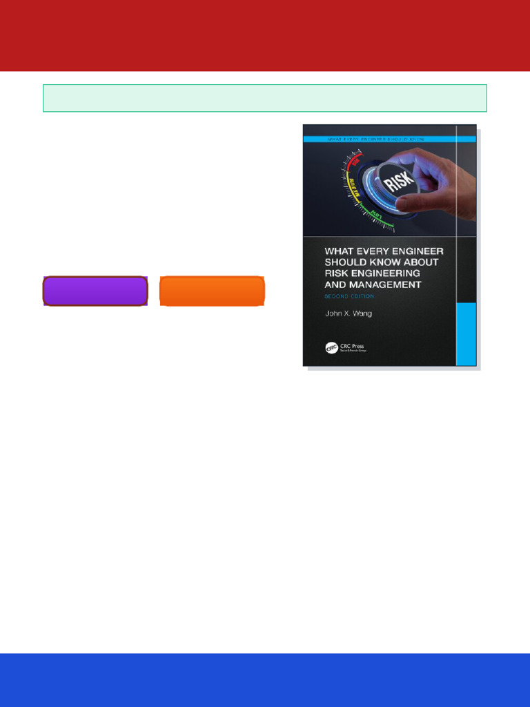 What Every Engineer Should Know About Risk Engineering and Management ...