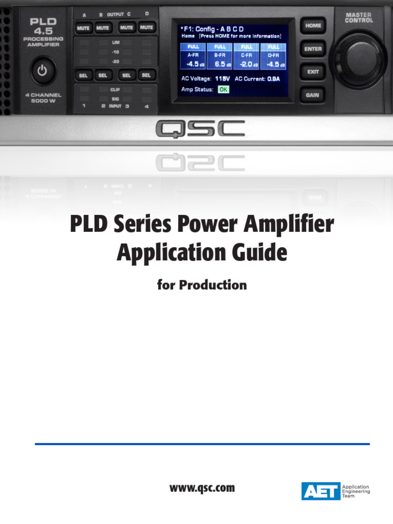 Q Ag Sys Amp PLD Series Production | PDF | Amplifier | Rectifier