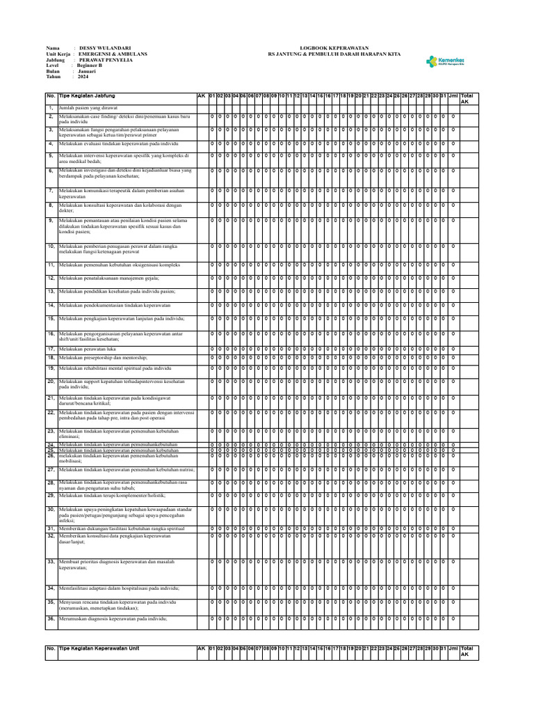 Logbook 2024 DW | PDF