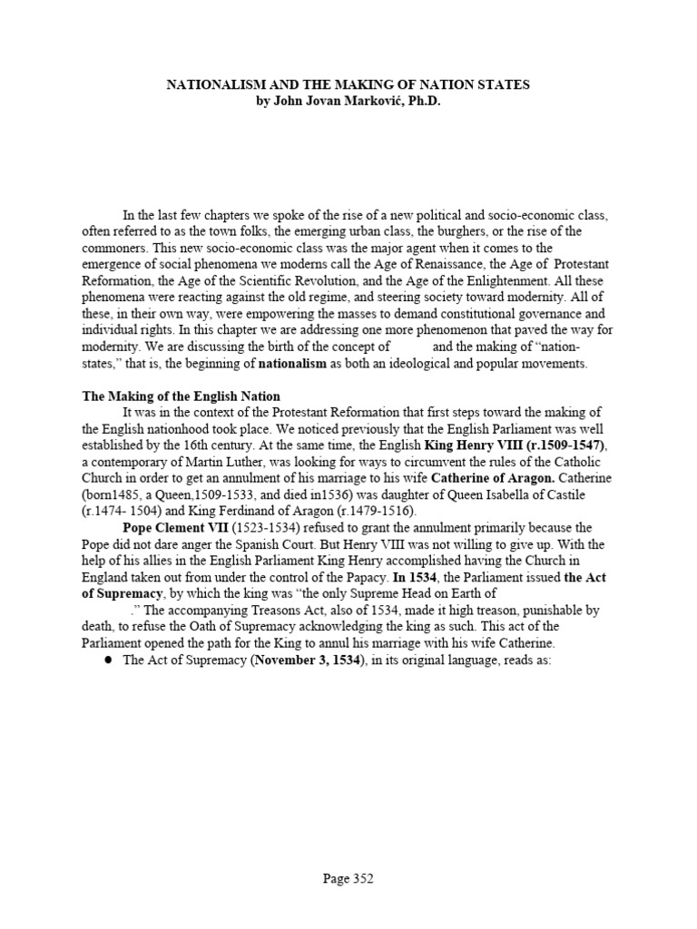 Ymn 122 - Nationalism - Unifi of Italy and Germany | PDF | Napoleon ...