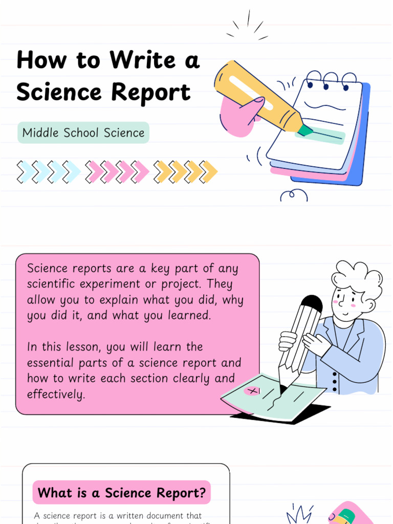 How to Write a Science Report | PDF | Experiment | Science