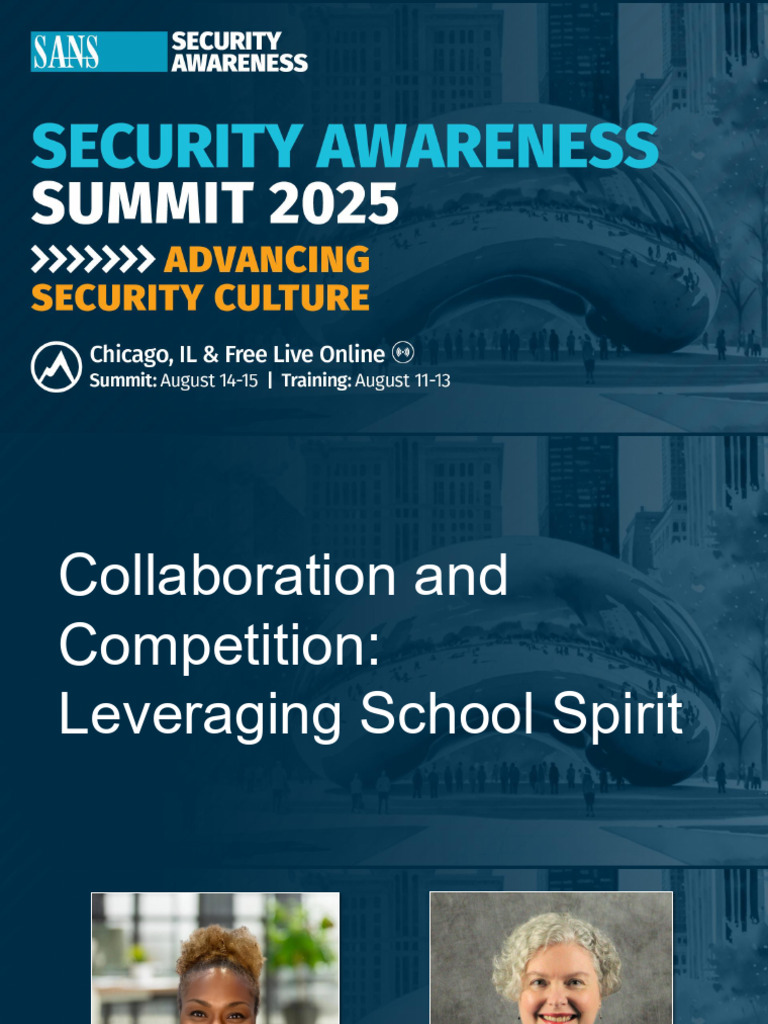 SANS Security Awareness Summit 2025 - Kendall Williams and Cindy ...