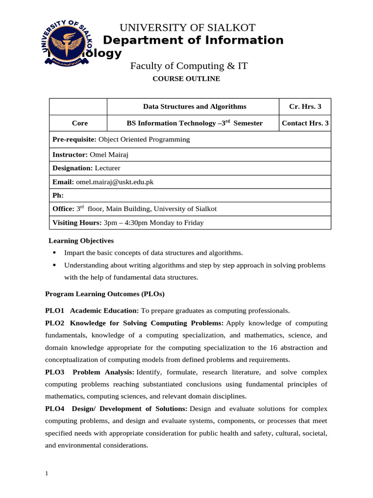 CS2030_Data Structure and Algorithms | PDF | Computing | Cognitive Science
