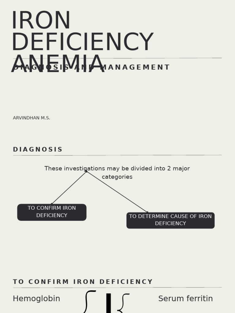 Iron Deficiency Anemia New | PDF