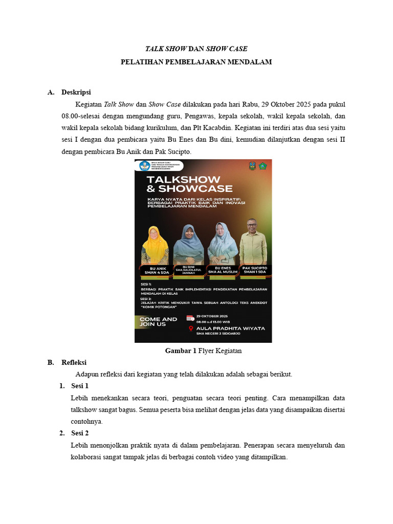 2.5 Talk Show Dan Show Case | PDF