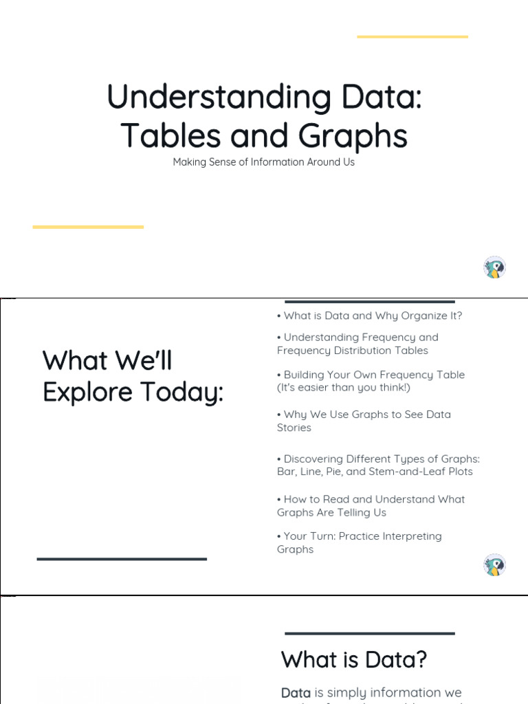 Understanding Data Tables Andgraphs | PDF | Pie Chart | Chart