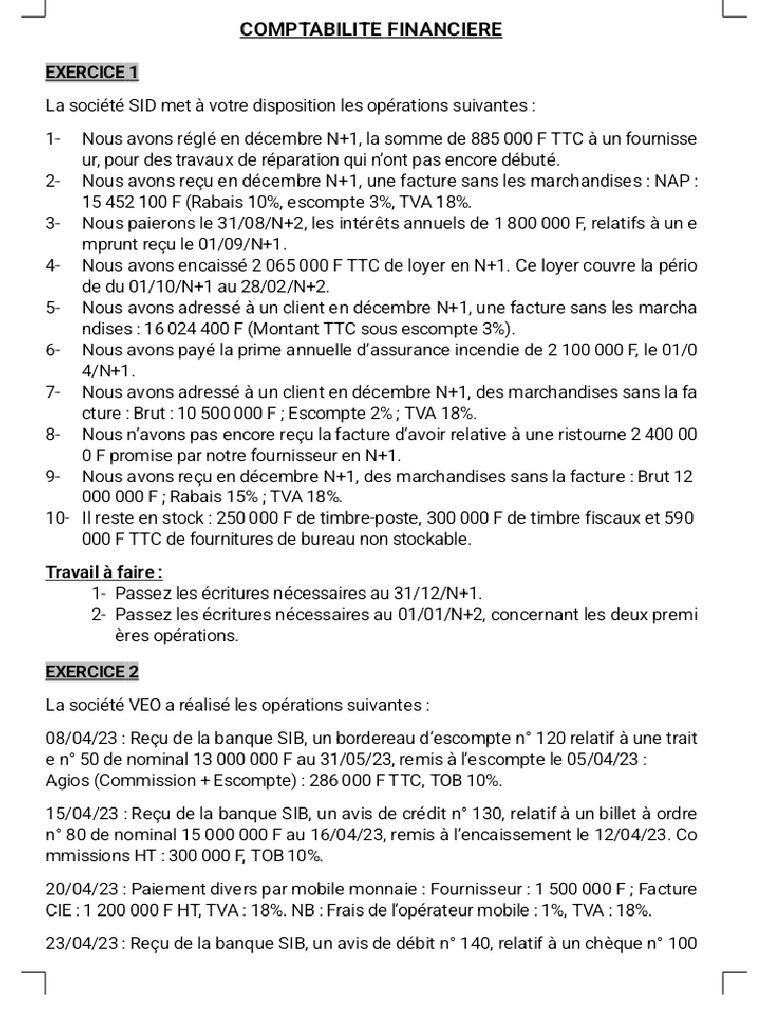 Prepa Bts 2025 Exos Comfin Flash 2 - Phoenix | PDF