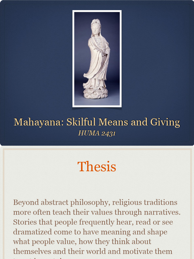 2431 Miao Shan Skilful Means and Giving | PDF | Bodhisattva | Mahayana