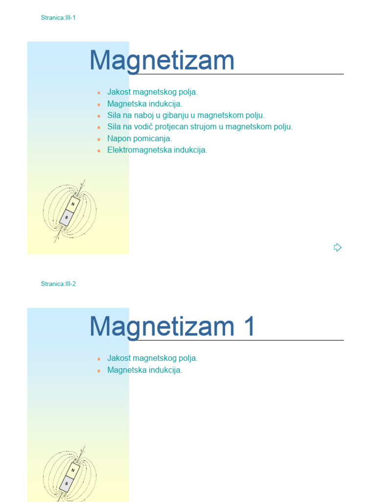 Magnetizam ETSB NOVO | PDF