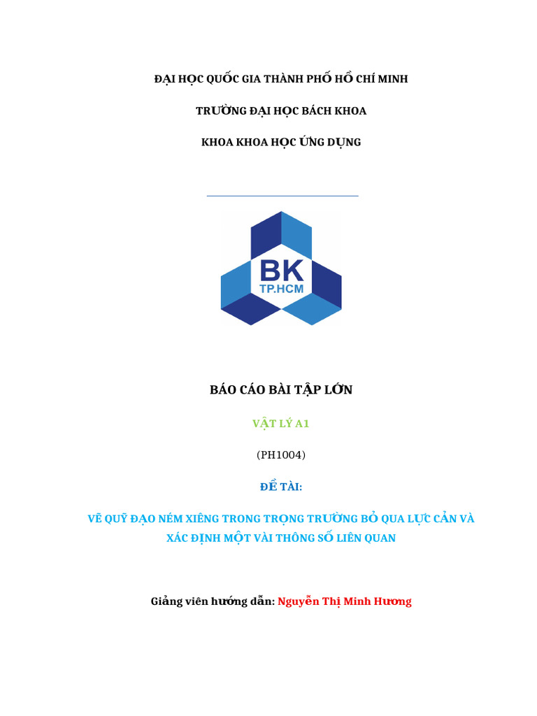 BÁO CÁO LÝ 1 | PDF