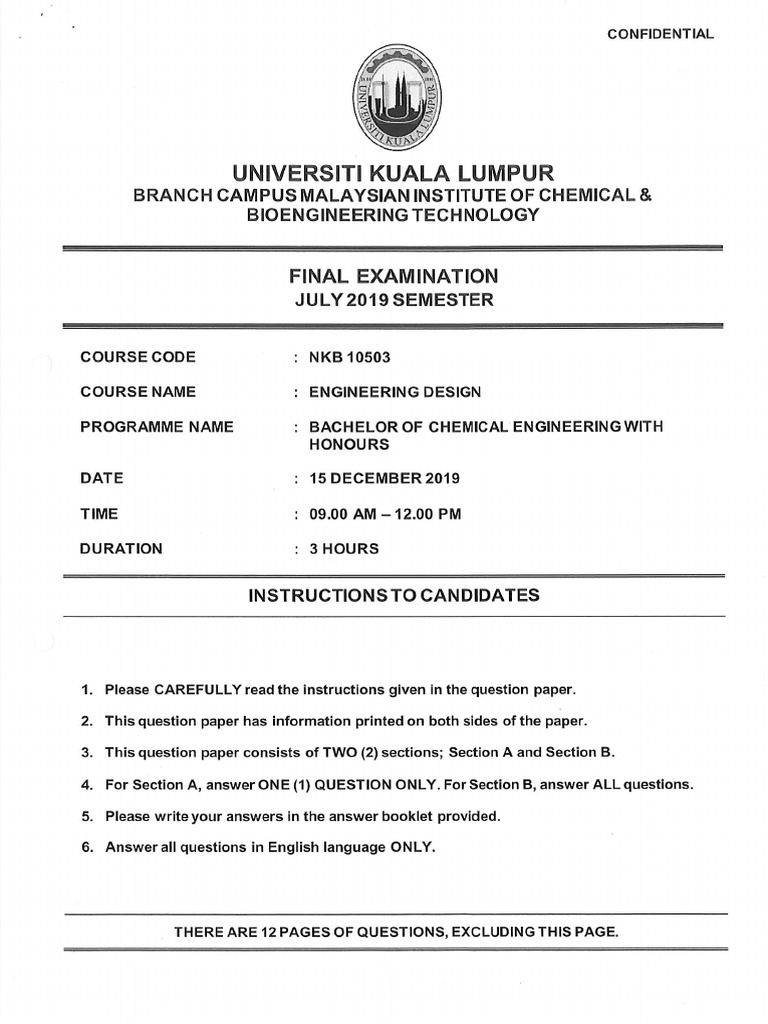 NKB 10503 Engineering Design | PDF