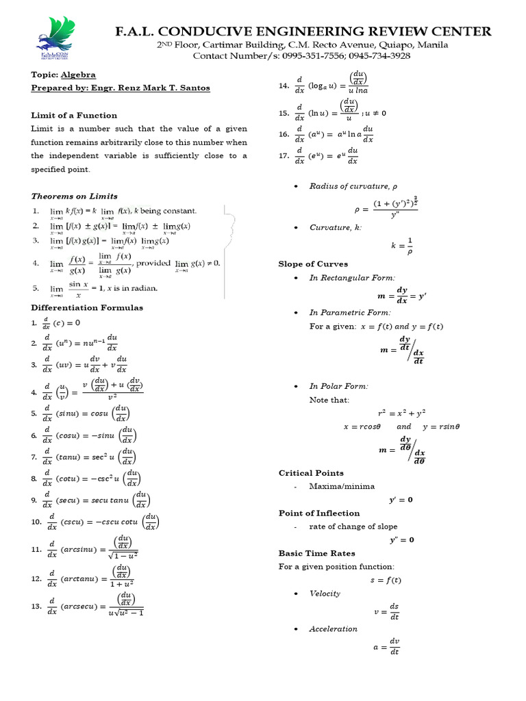 Differential Calculus | PDF | Curvature | Differential Geometry