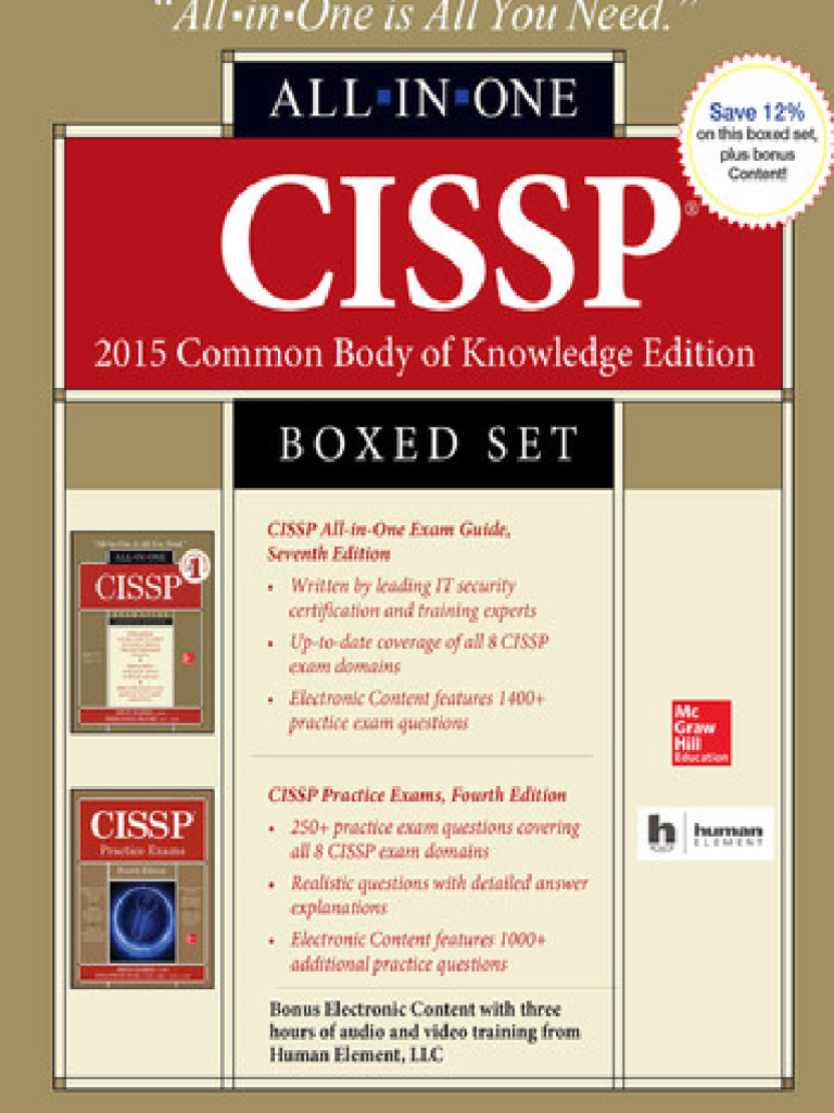 CISSP Boxed Set 2015 Common Body of Knowledge Edition | PDF