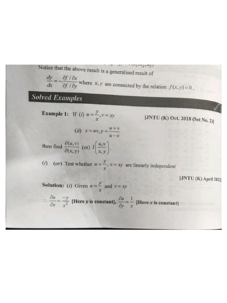 Jacobian Method | PDF