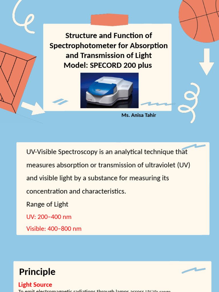 Lab 3 Specord 200 | PDF