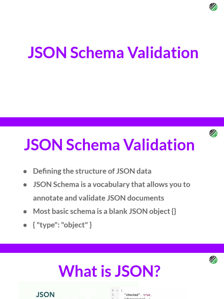 API - JSON Schema Validation | PDF | Computer Programming
