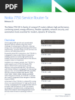 Nokia 7215 IXS-A1 Data Sheet | PDF | Router (Computing) | Computer Network