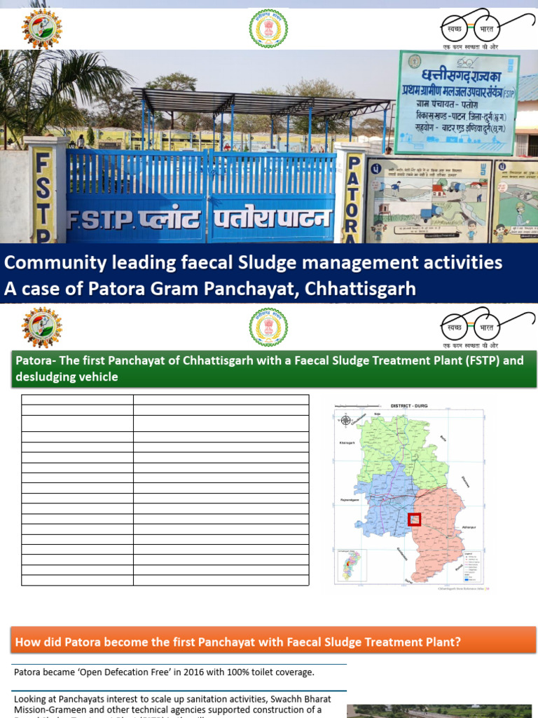 Chhattisgarh Best Practices Under SBMG | PDF | Sanitation | Fertilizer