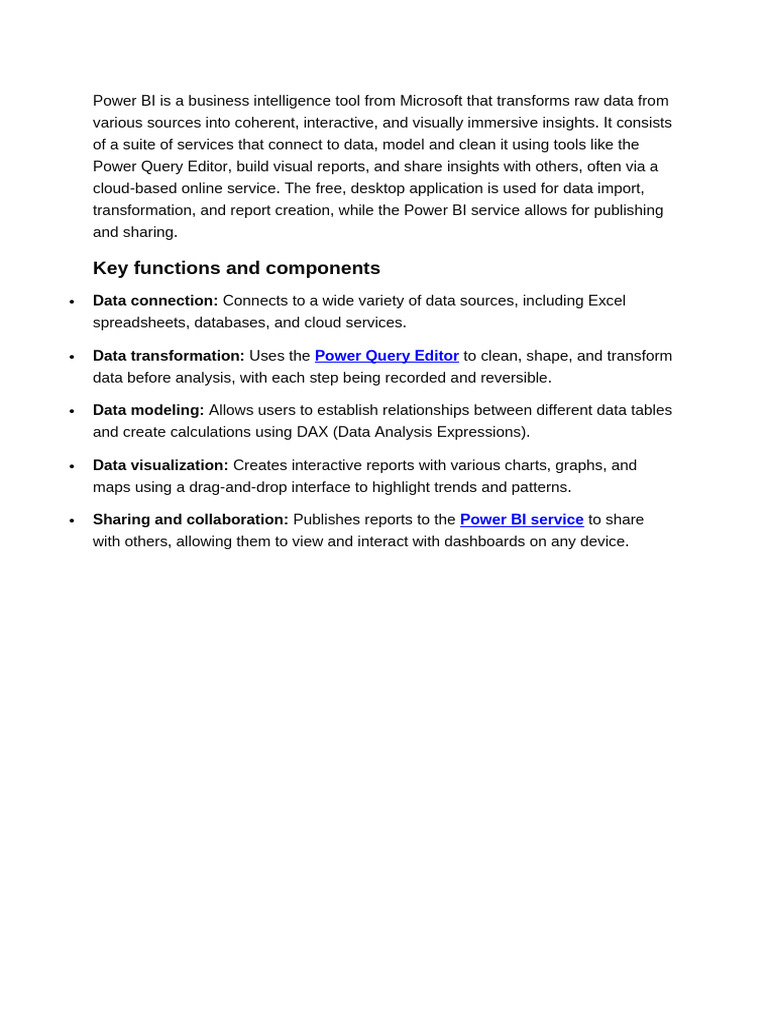Key Functions and Components: Data Connection | PDF