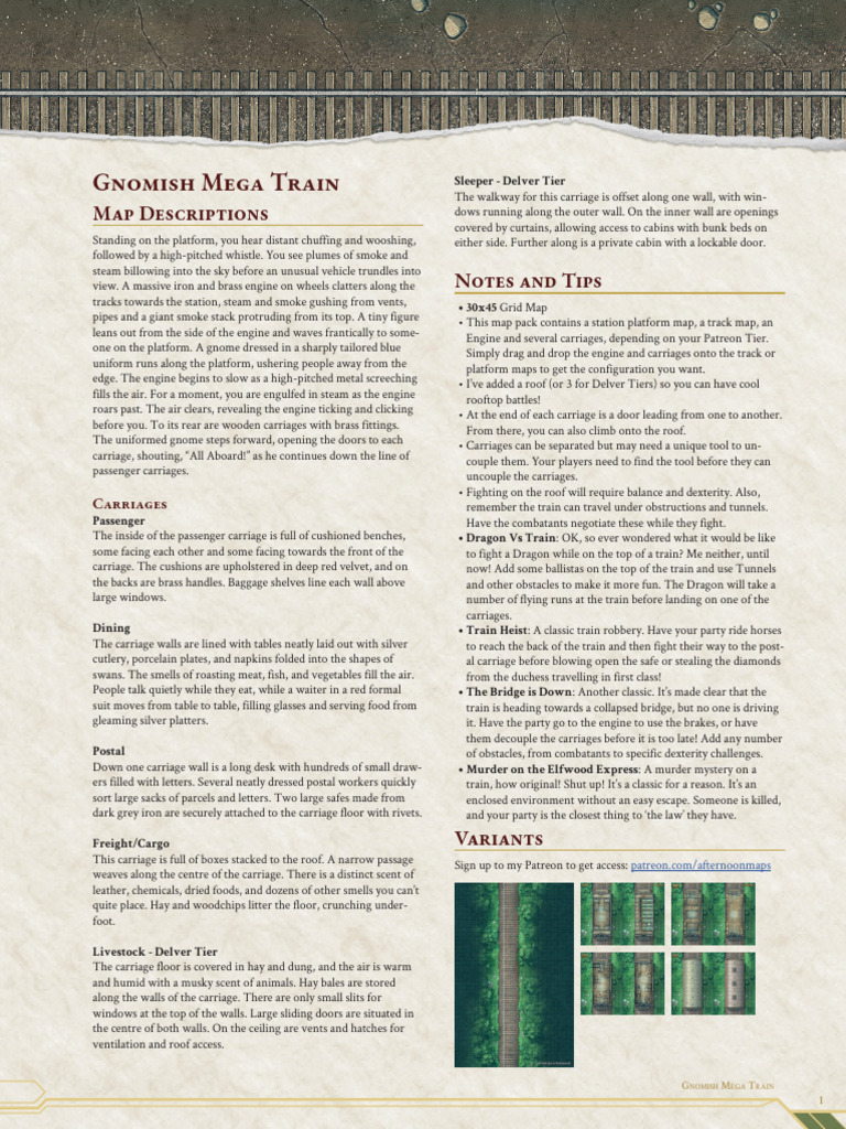 Gnomish Train | PDF