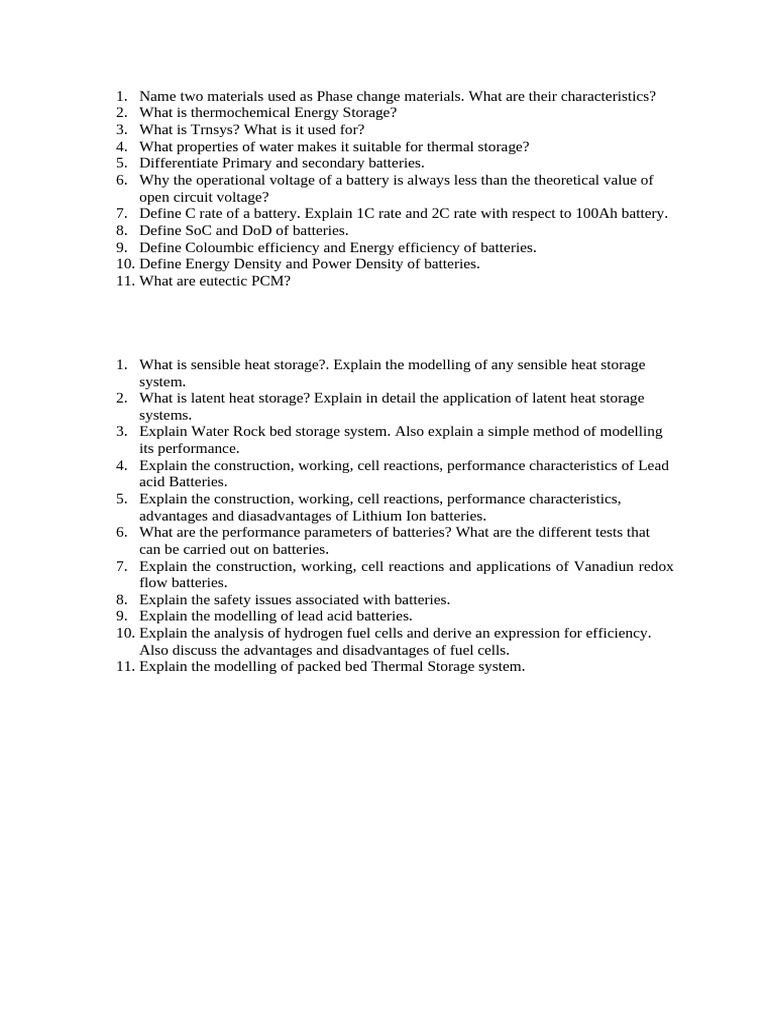 ESS PT2 Important Questions | PDF
