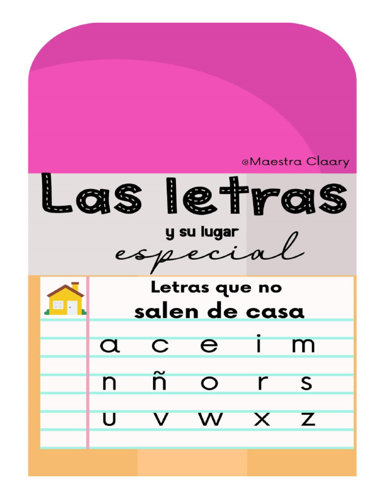 Lapiz de Las Letras en Su Lugar | PDF