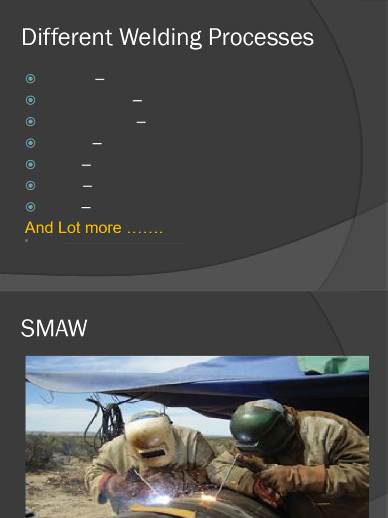 Welder Training PPT - 2 | PDF