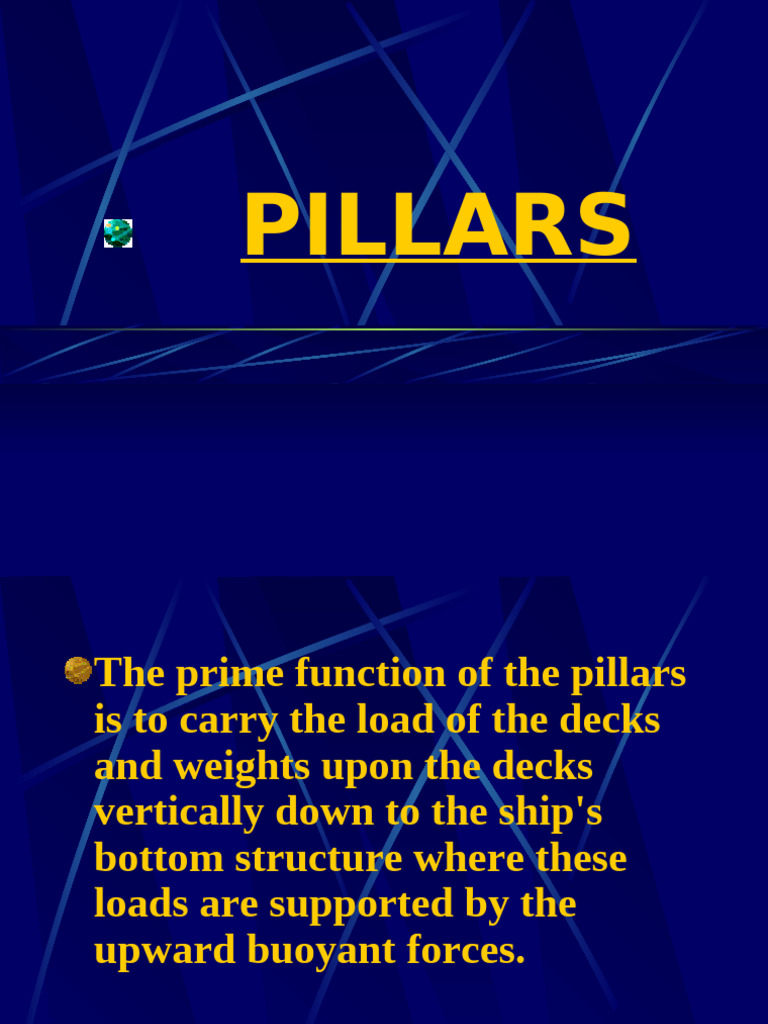 PILLARS | PDF | Deck (Ship) | Column
