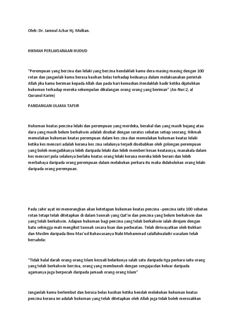 Hudud | PDF