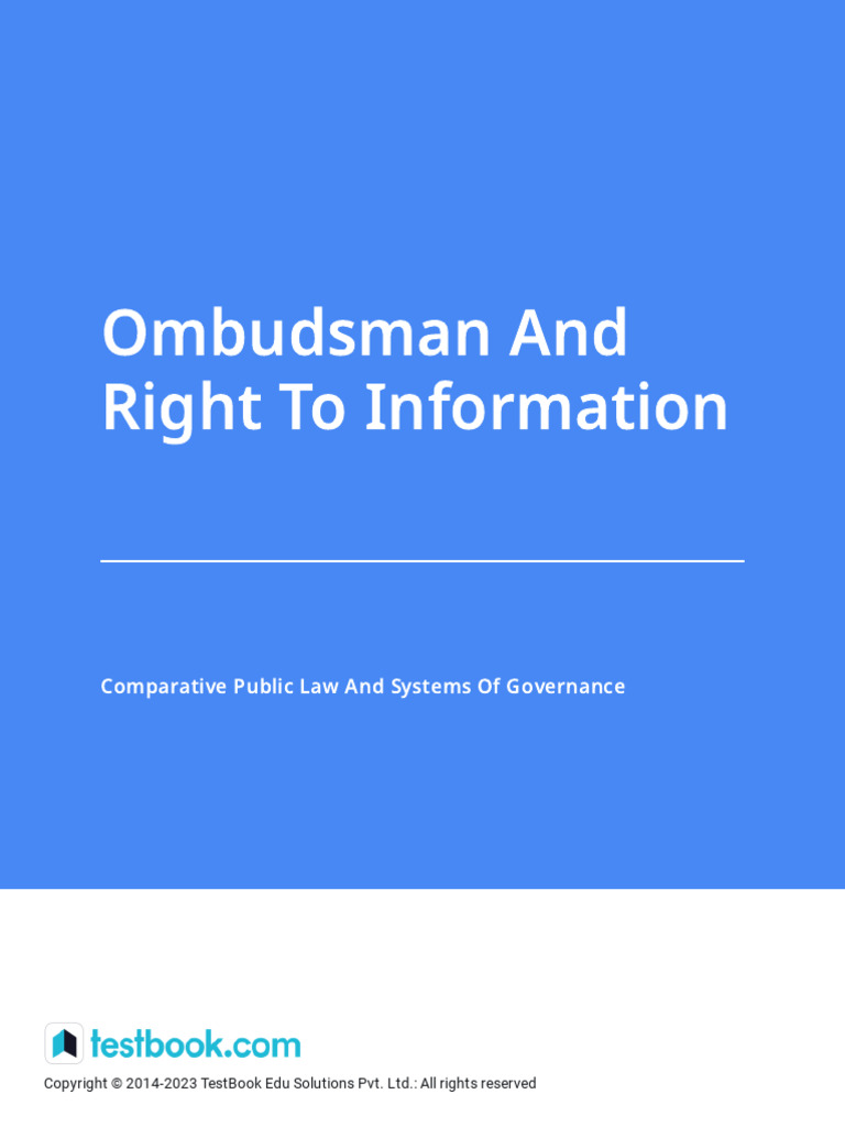 Comparative Public Law and Systems of Governance | PDF | Constitutional ...