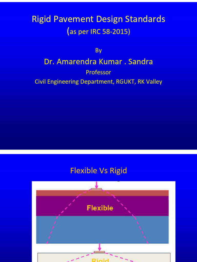 Rigid Pavement Design Standards Guide | PDF | Stress (Mechanics) | Road ...
