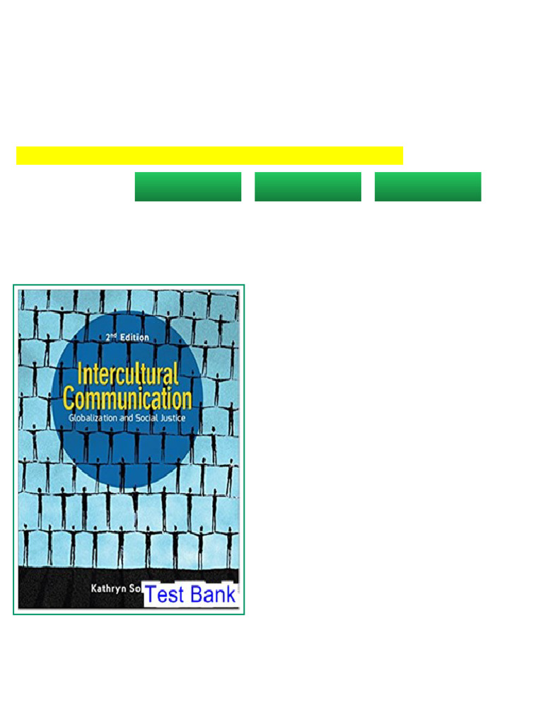 Intercultural Communication Globalization and Social Justice 2nd ...