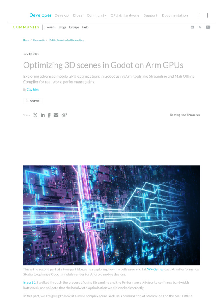 Arm Community | PDF | Shader | Rendering (Computer Graphics)
