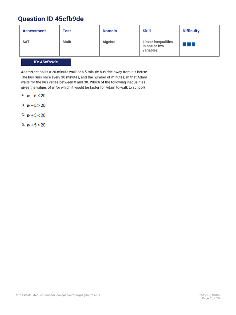 15 Linear Inequalities Hard | PDF | Volt | Sat