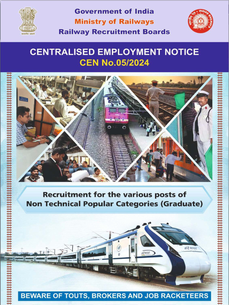 CEN 05 2024 NTPC Graduate a11y | PDF | Government Of India