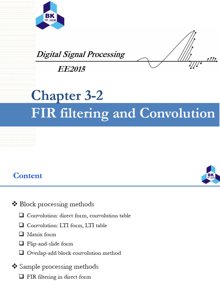 DSP Chapter3 2 Student 2025 | PDF | Digital Signal Processing | Filter ...