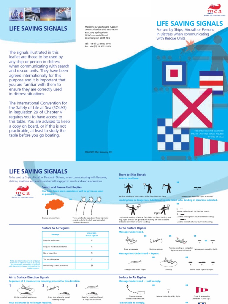 Rescue Signals | Search And Rescue | Transport