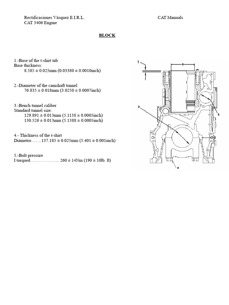Engine 3406 | PDF