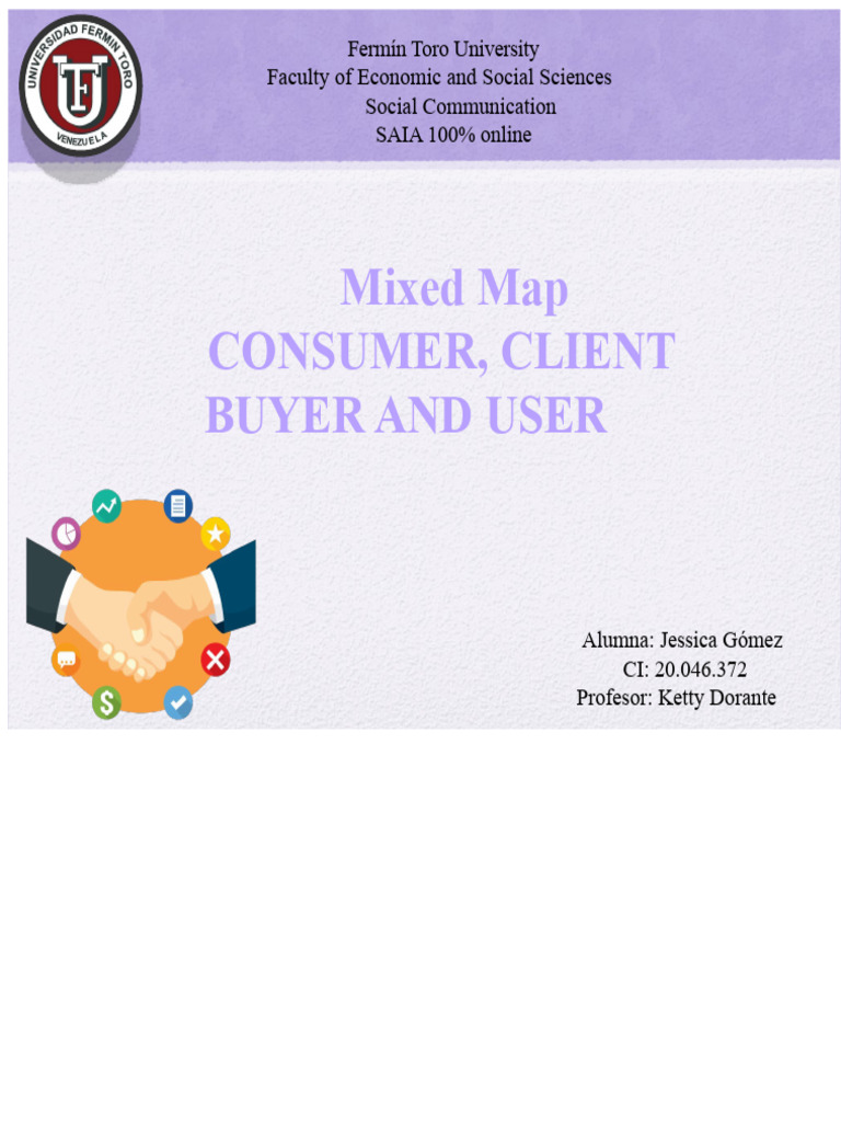 Consumer, Client, Buyer, and User - Saia Mind Map | PDF | Marketing ...