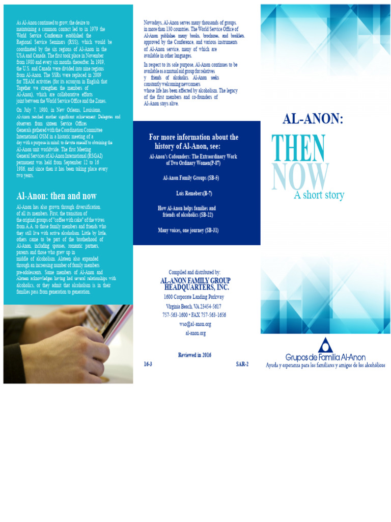 Al-Anon's Growth and Global Impact | PDF | Alcoholics Anonymous ...