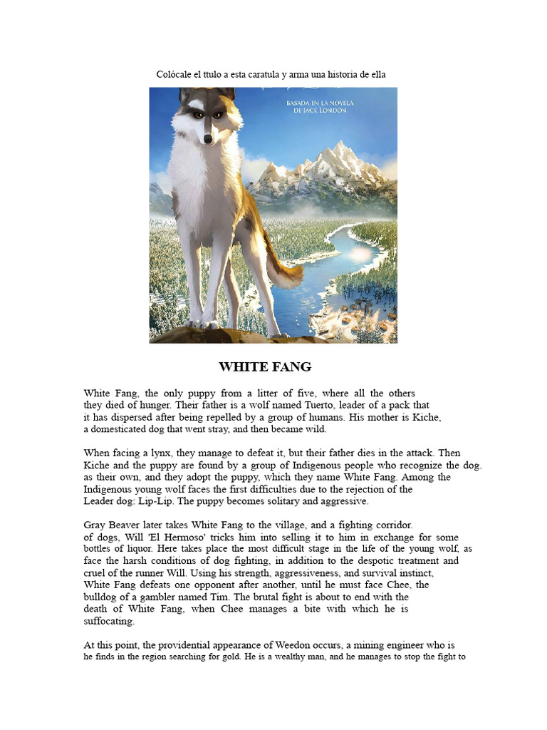 White Fang | PDF | White Fang