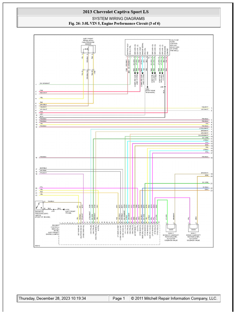 Diagram 2 Motor Captiva | PDF