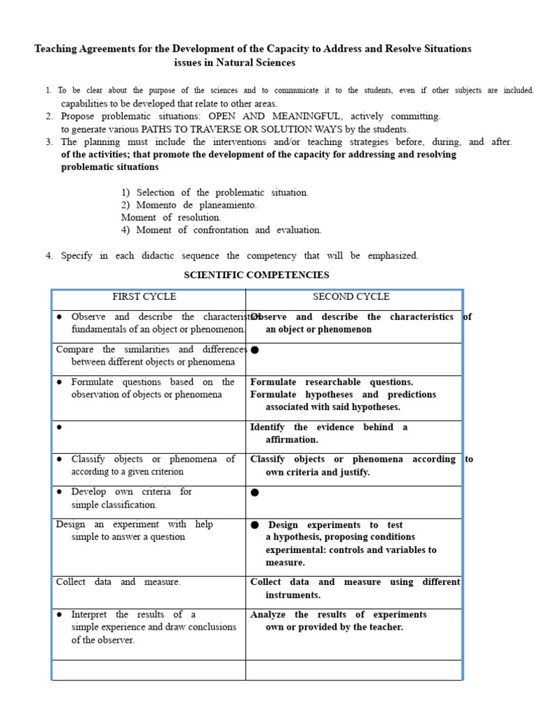 Didactic Agreements of Natural Sciences | PDF | Experiment | Science